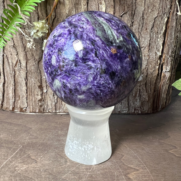 Charoite Sphere - Things That Rock